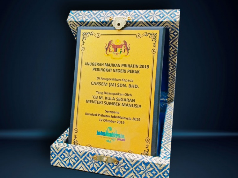 Awards & Recognitions - Carsem (M) Sdn Bhd